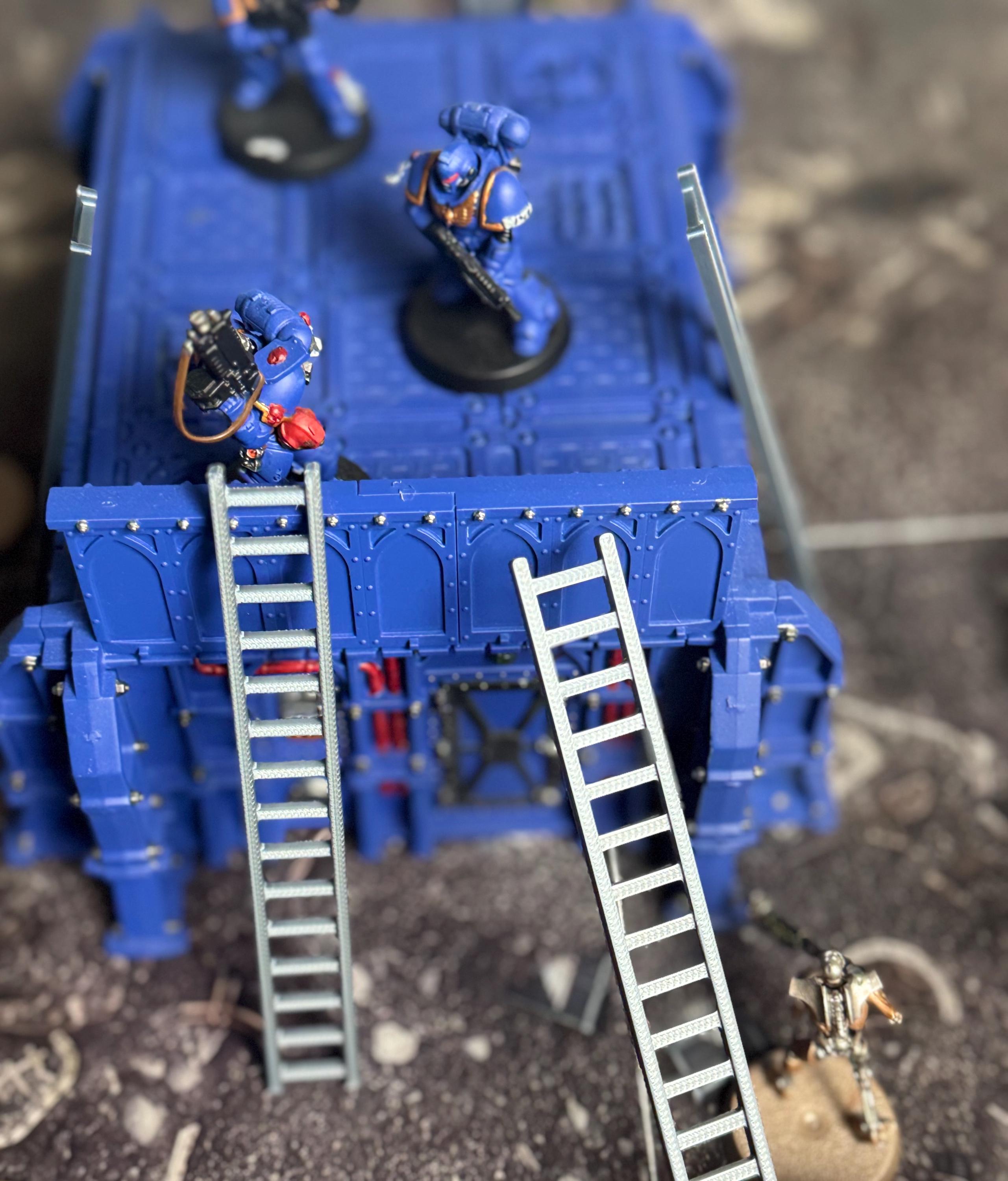 Tactical Terrain Siege Ladder for Wargaming Miniatures (28–32mm Scale ...