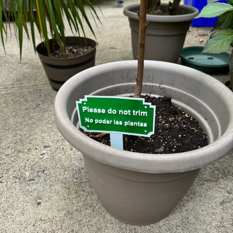 Do Not Water Plants Sign - Etsy