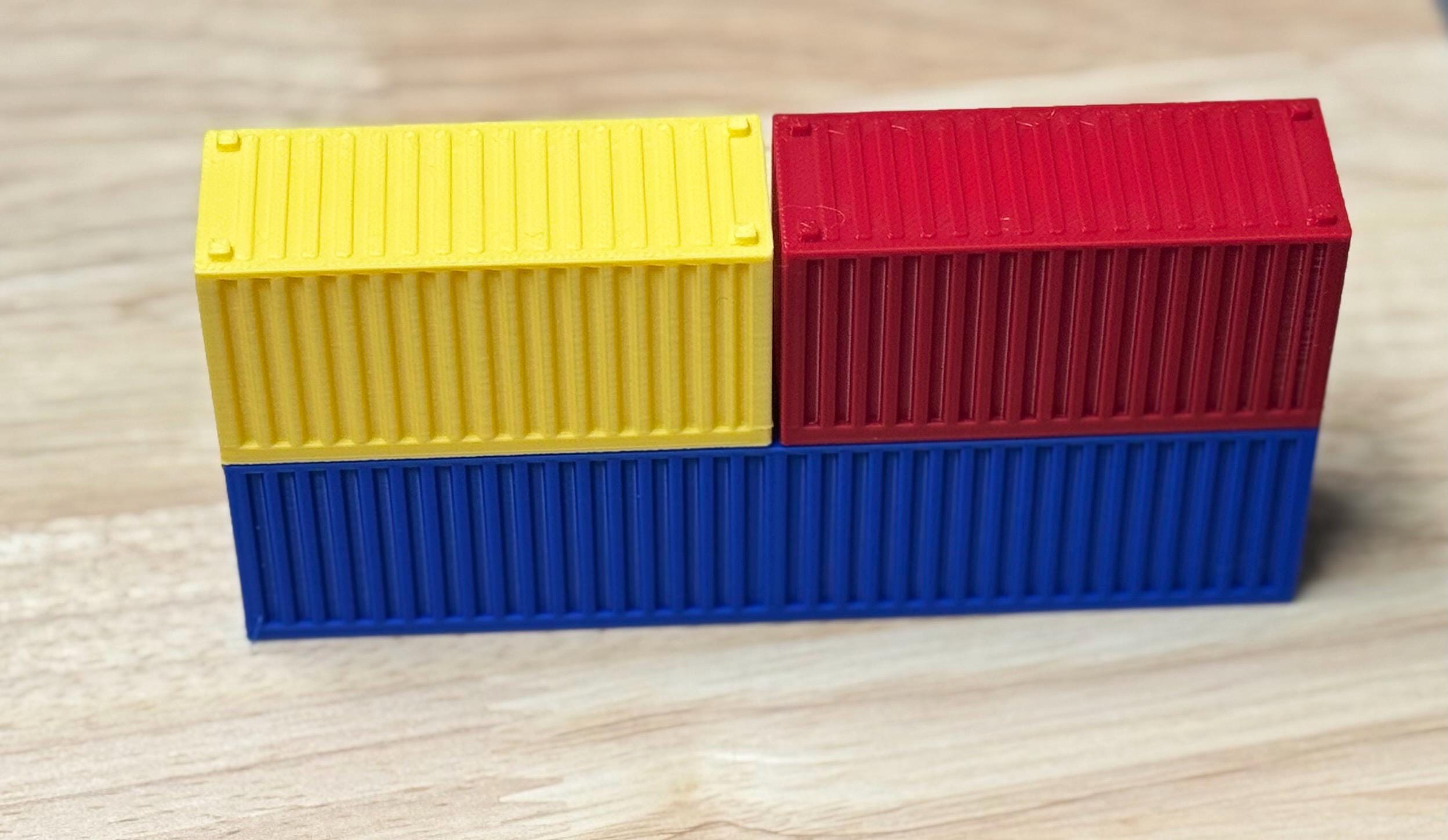 HO Scaled Stackable Shipping Containers - Etsy Canada
