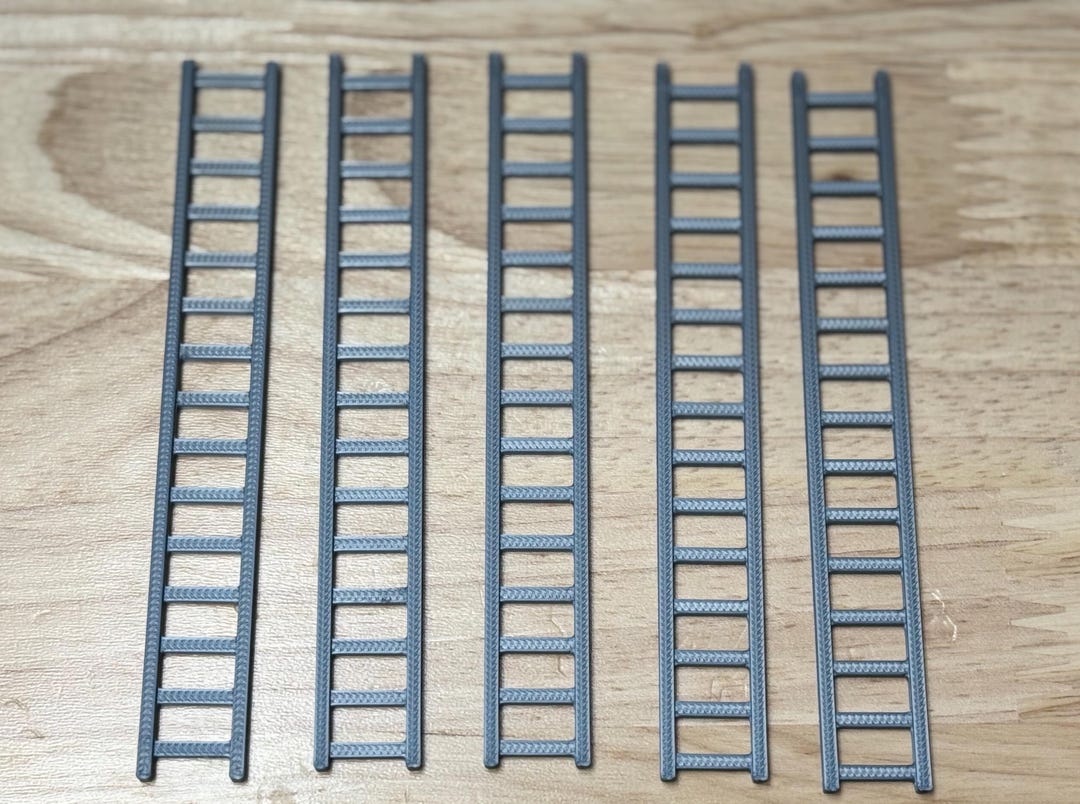 Tactical Terrain Siege Ladder for Wargaming Miniatures (28–32mm Scale ...