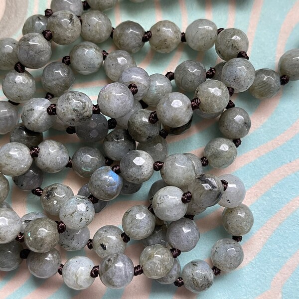 Bead Knot Necklace - Etsy