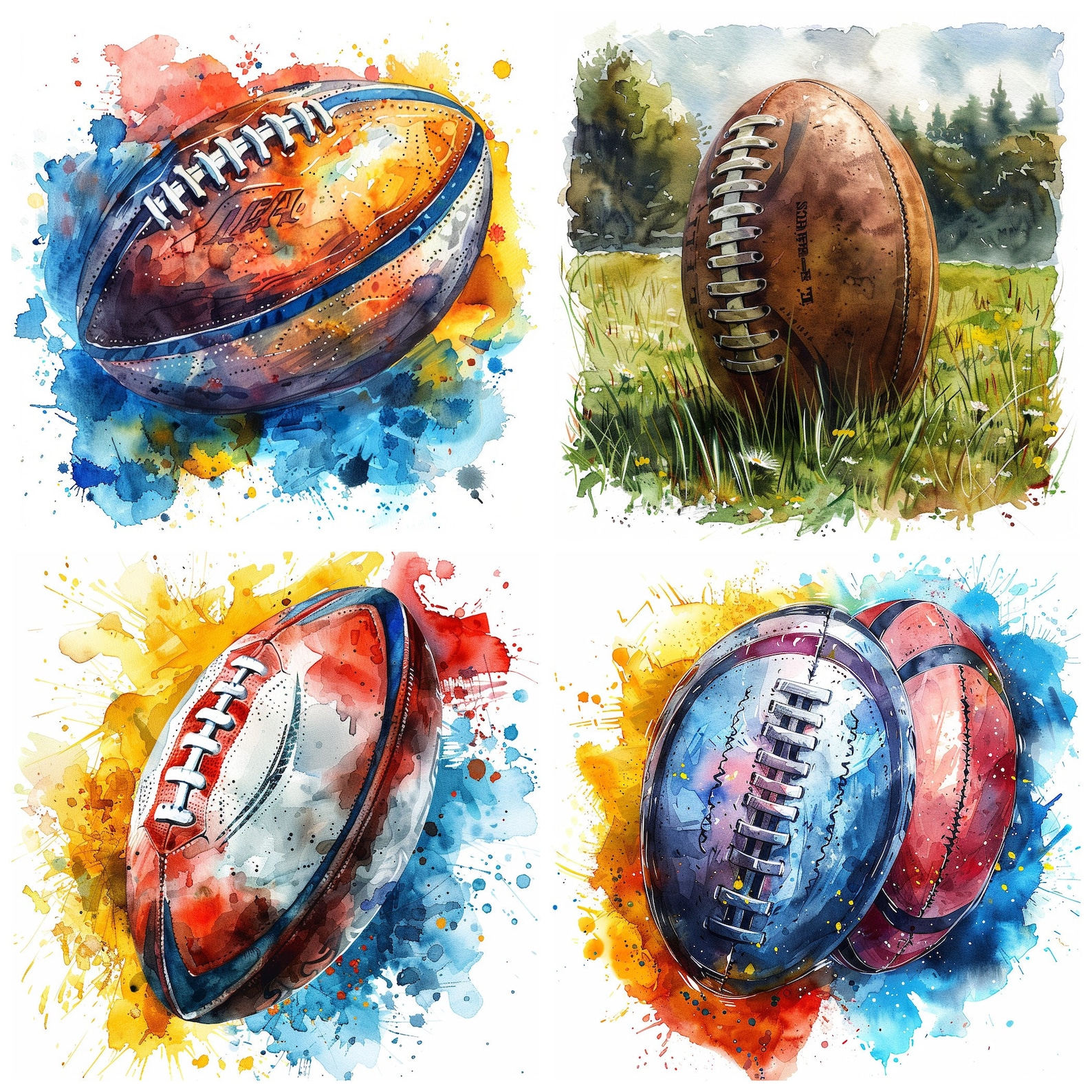 Rugby PNG Clipart, Watercolor 28 Rugby Player Snapshot Sport Image ...