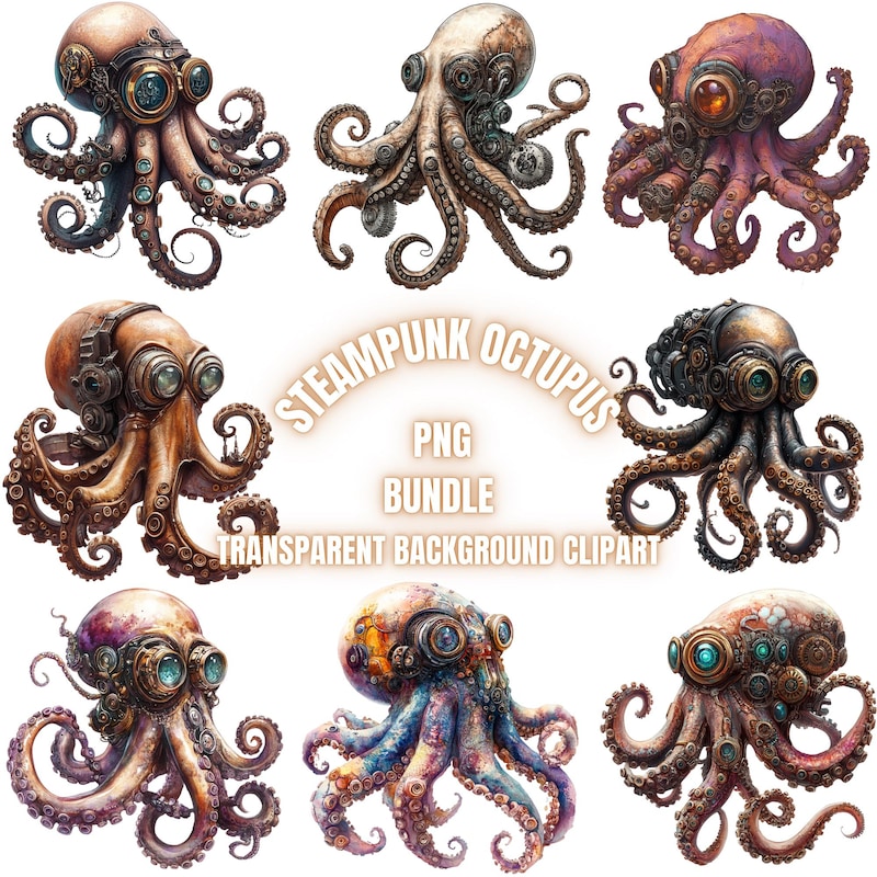 Steampunk Octopus - Etsy