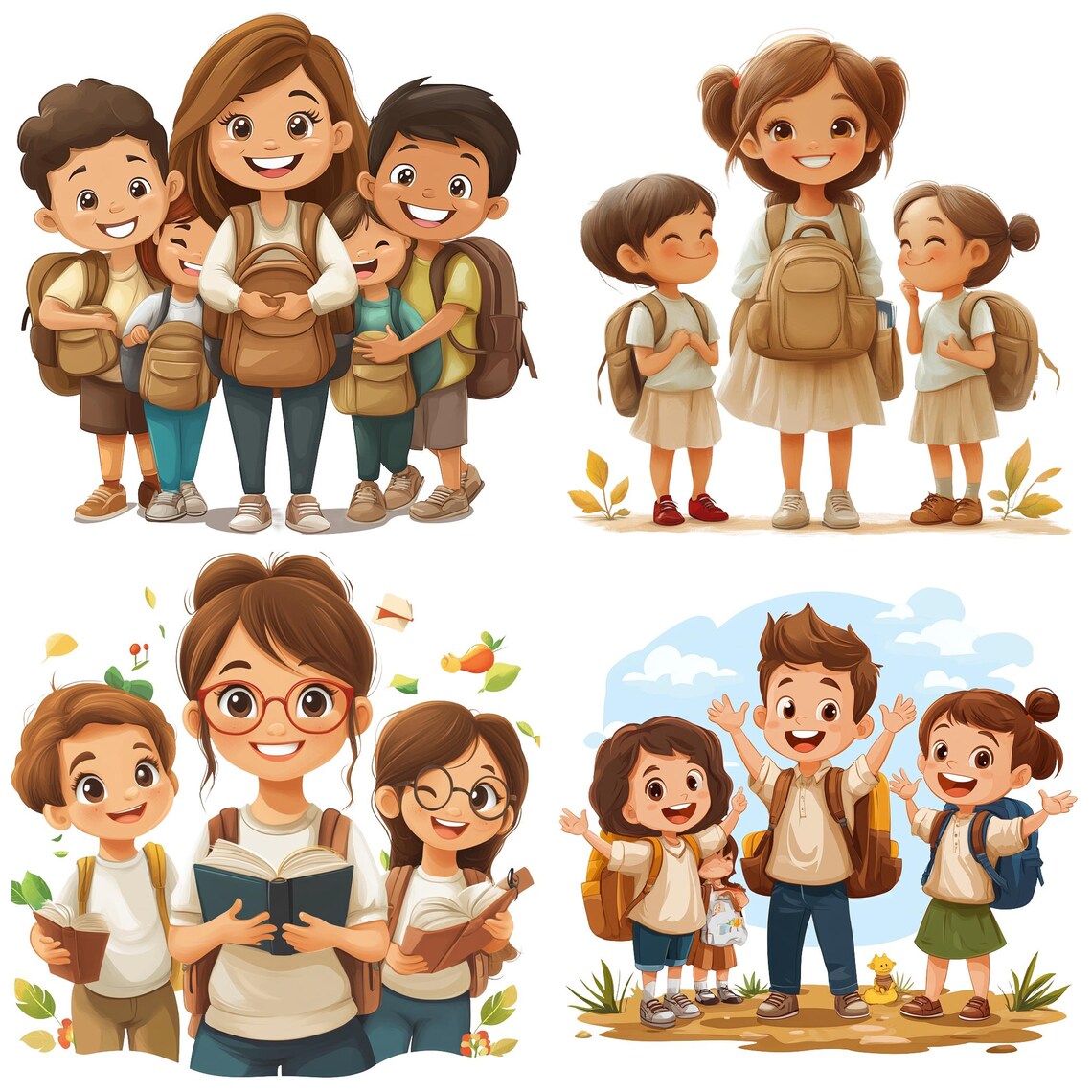39 World Teachers' Day PNG Clipart Bundle, Teachers’ Day Printable ...