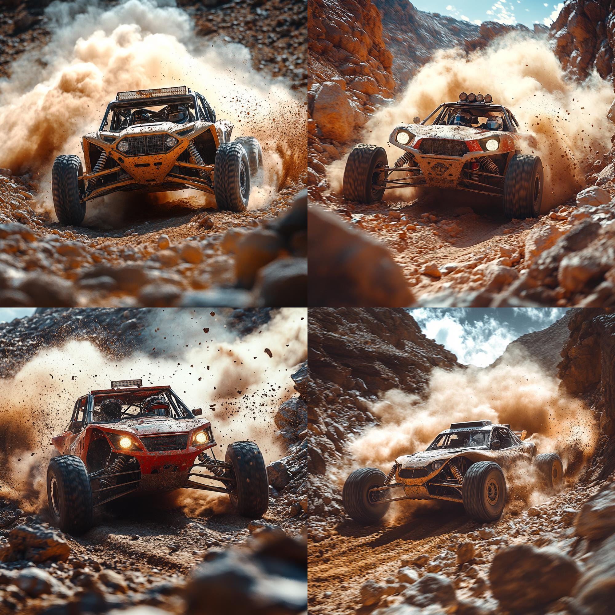 Off-road Fury Buggies on Rugged Terrain PNG Clipart Bundle, Buggy ...