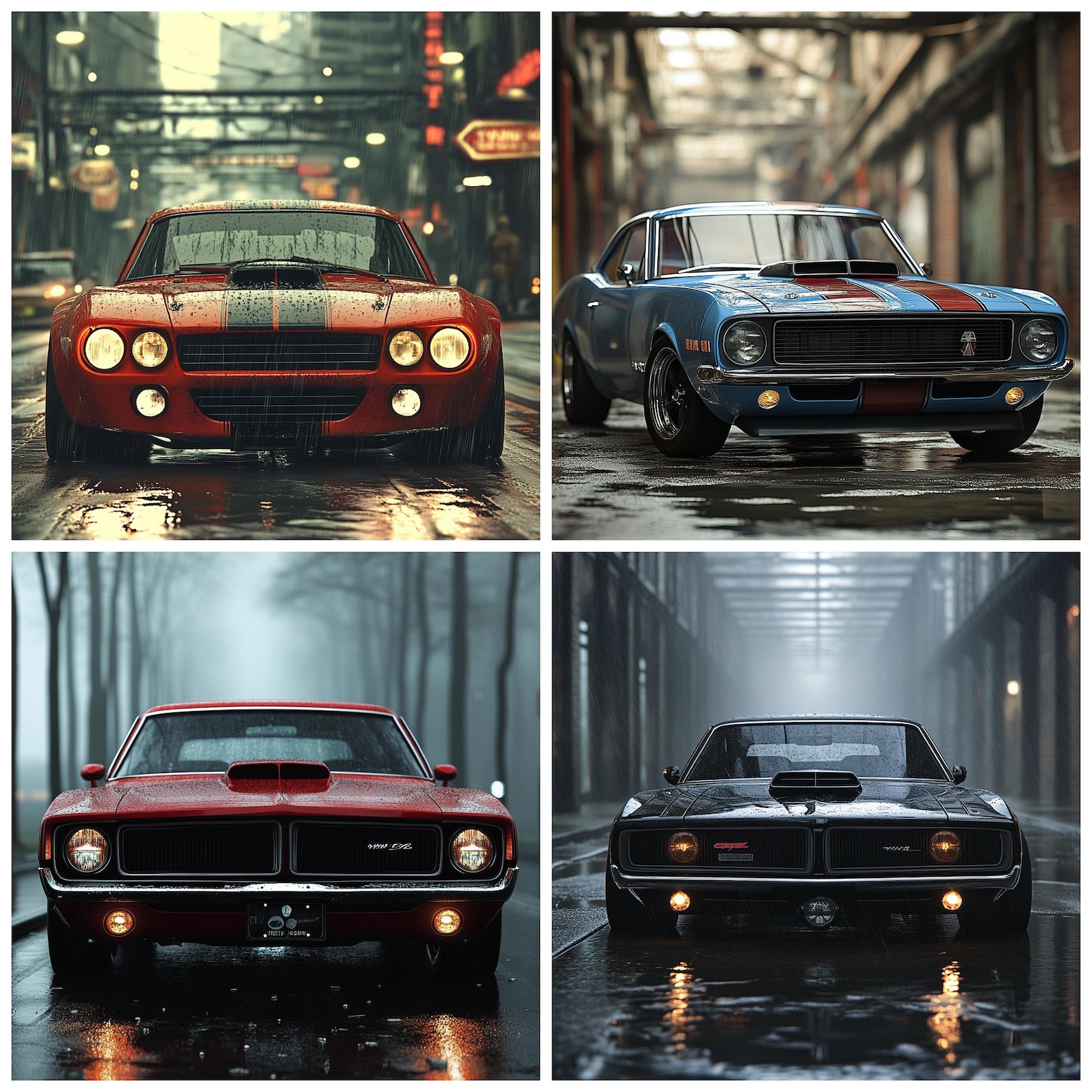 49 Sleek Muscle Car Photography PNG Bundle, Powerful Car Snapshot Image ...