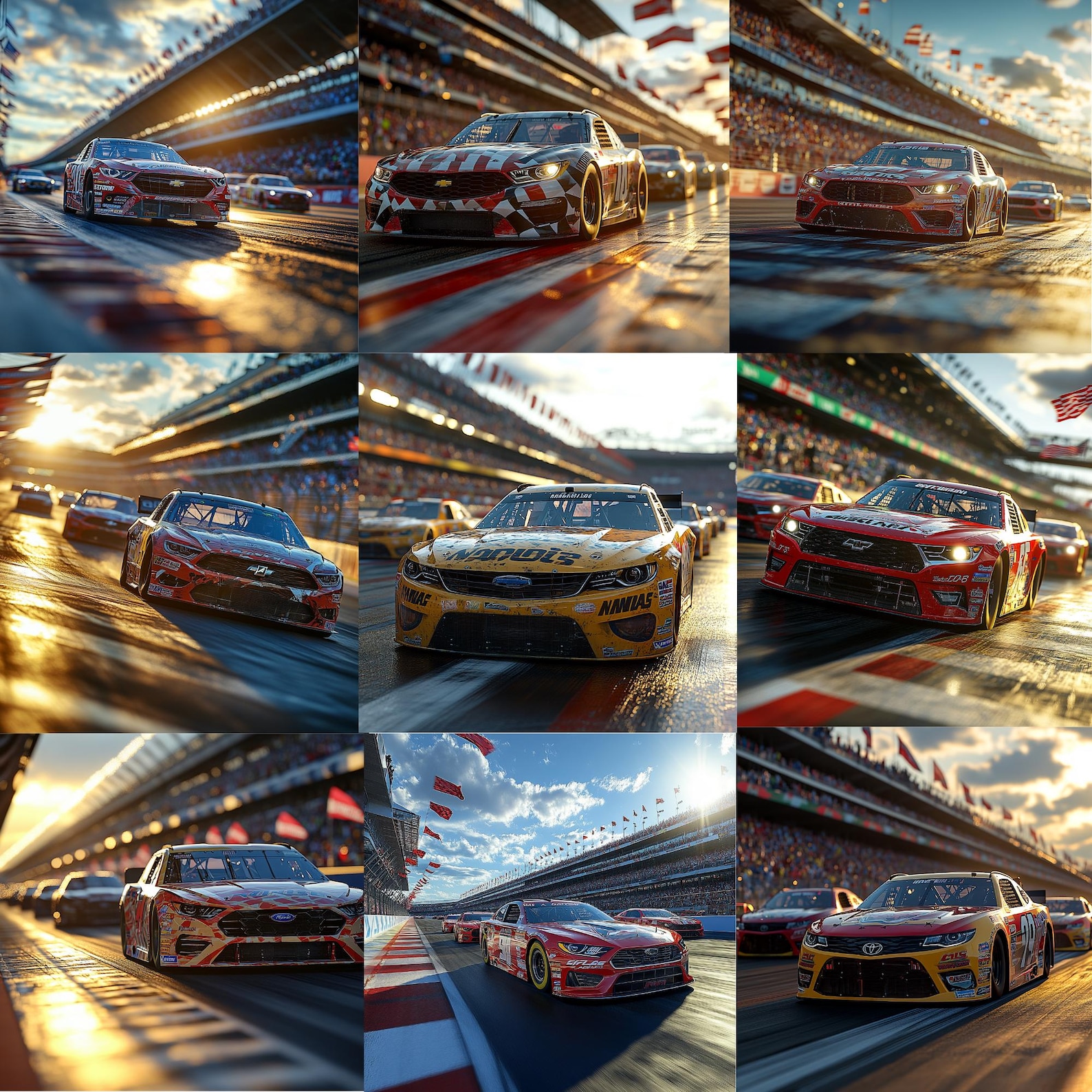 Nascar Race Dynamic Pose PNG Clipart Bundle,oval Track Art Racing ...