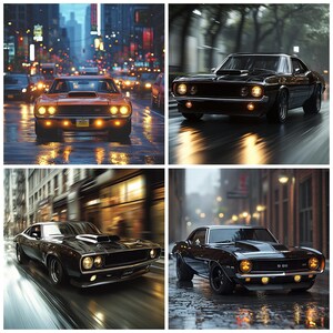 49 Sleek Muscle Car Photography PNG Bundle, Powerful Car Snapshot Image ...