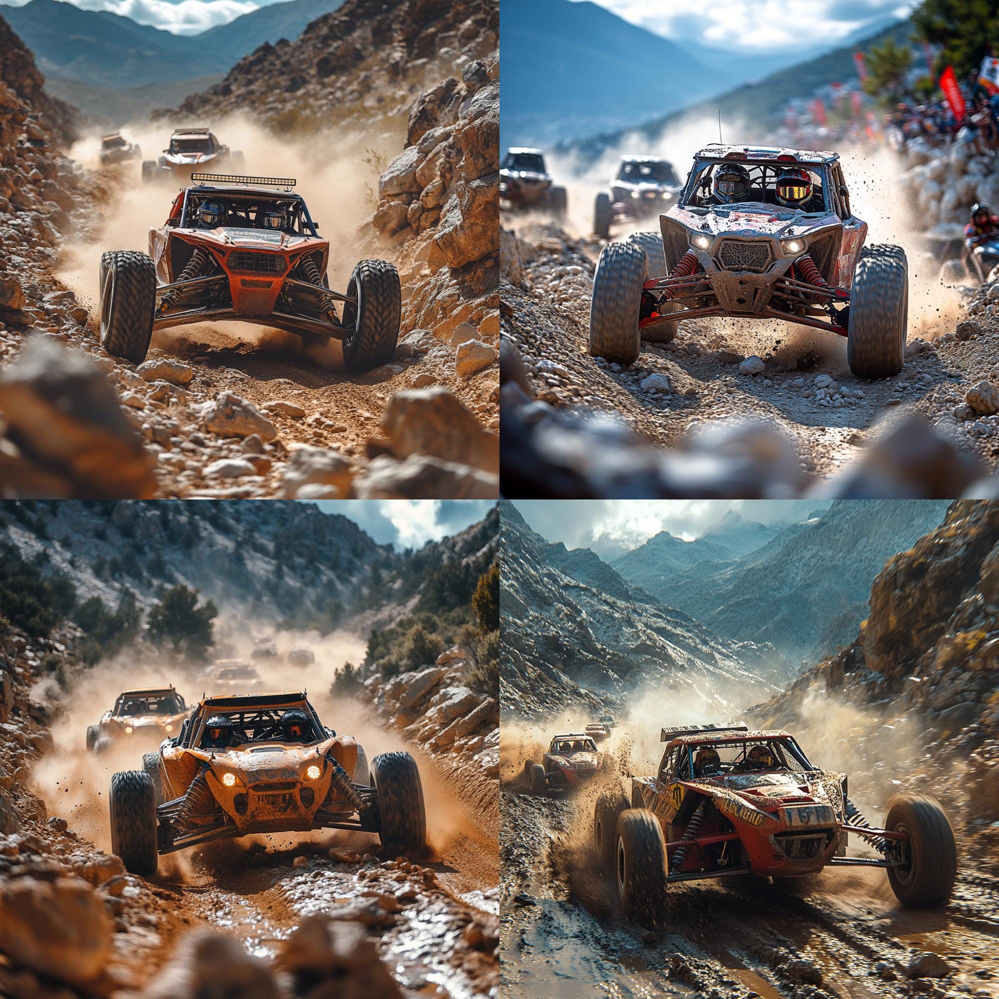 Off-road Fury Buggies on Rugged Terrain PNG Clipart Bundle, Buggy ...