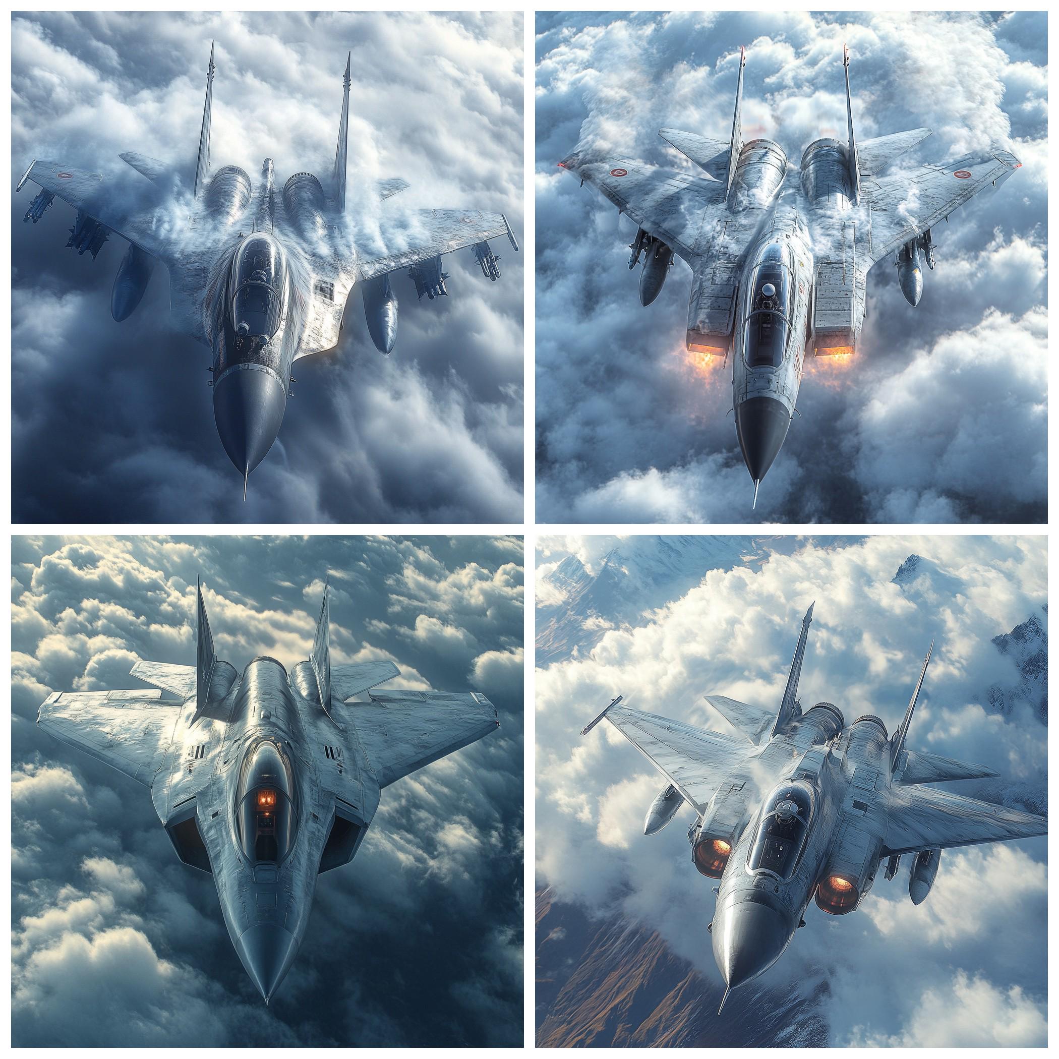 44 Jet Fighter Realistic Photography PNG Bundle, Supersonic Fighter Jet ...