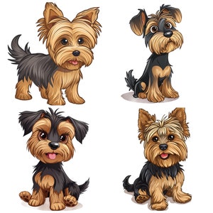 Cartoon Yorkshire Terrier PNG Clipart, 33 Adorable Yorkshire Terrier ...
