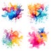 40 Watercolor Splash PNG Clipart Bundle, Color Splash Illustration ...