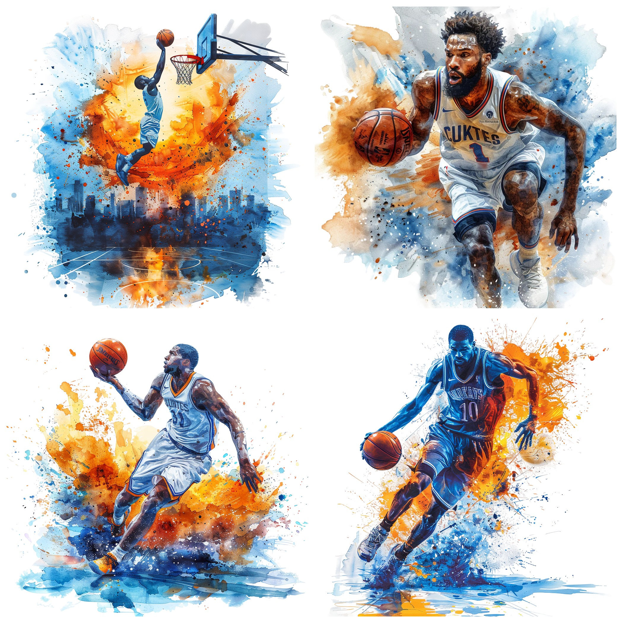 51 Basketball PNG Clipart, Watercolor Basketball Sport Player Snapshot ...