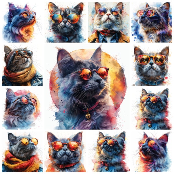 Kitty Clipart - Etsy