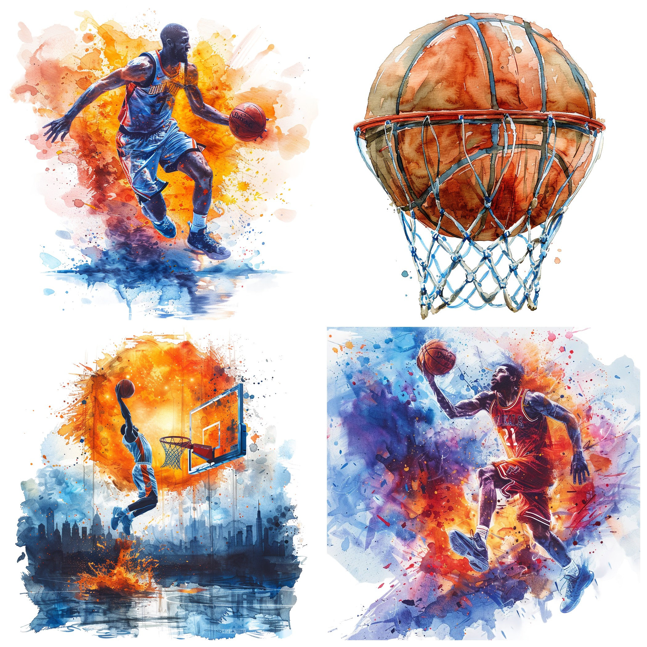 51 Basketball PNG Clipart, Watercolor Basketball Sport Player Snapshot ...