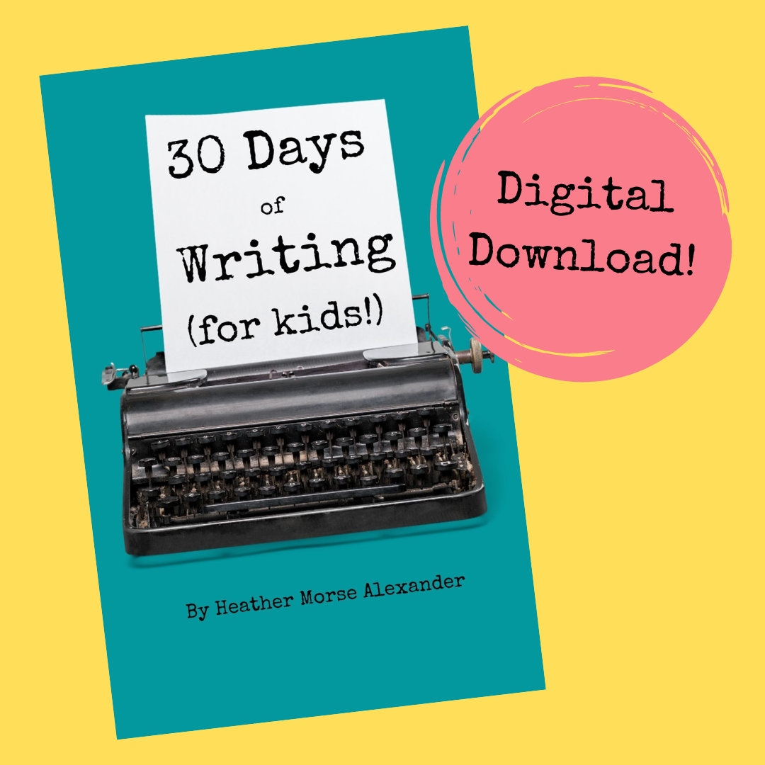 30 Days of Writing for Kids! Download and Print, PDF, 30 Day Challenge ...