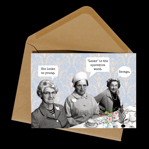 Funny Vintage Photo Cards - Etsy