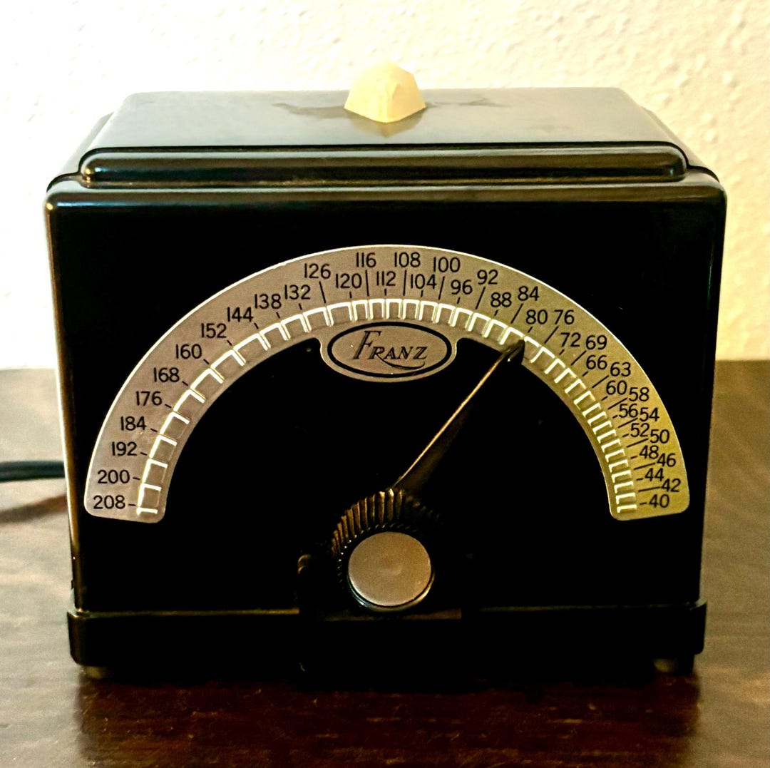 Vintage Franz Electric Metronome Time Keeper Musical Blinking Light MCM ...