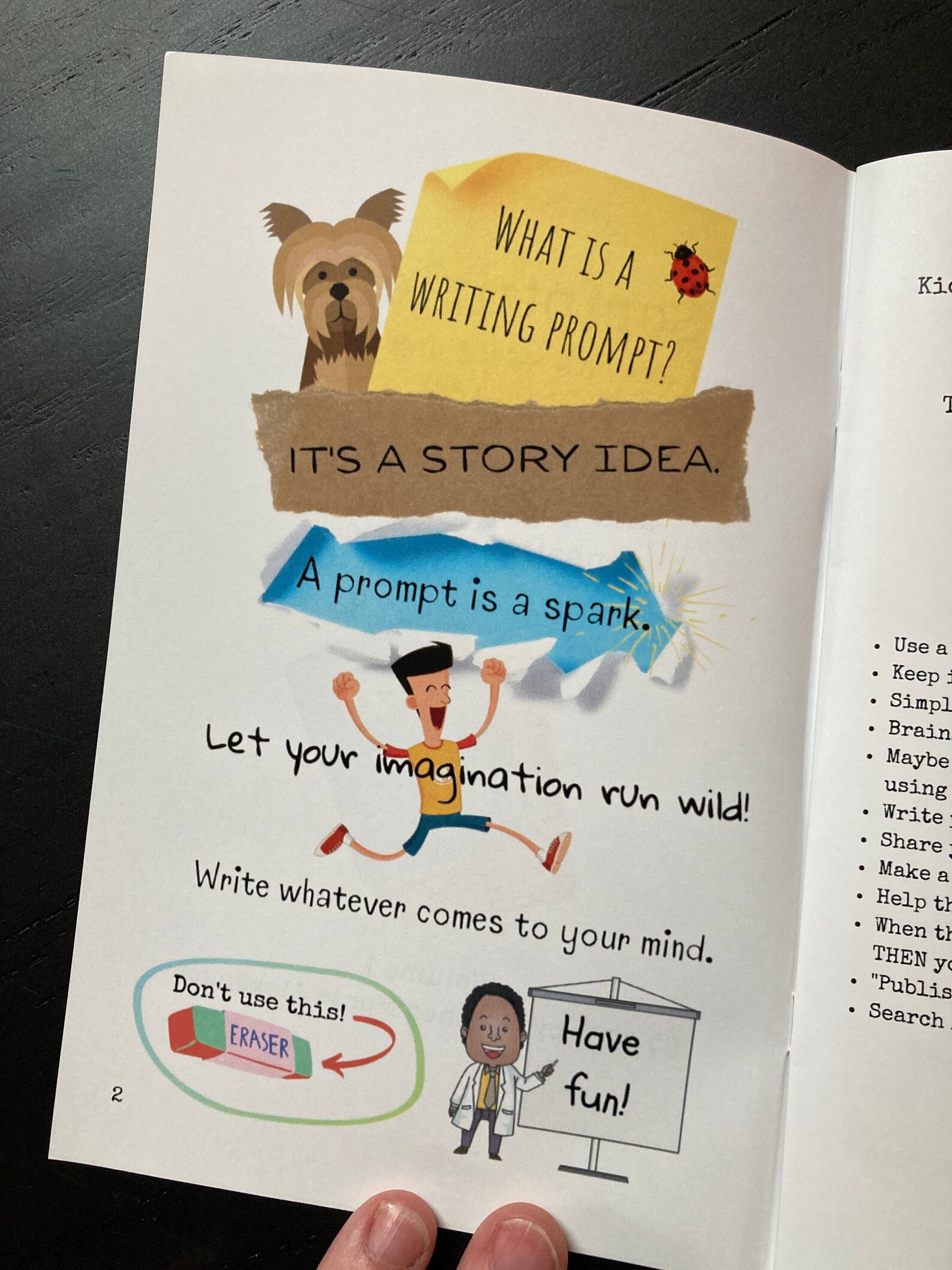 Writing Prompts Book for Kids Scripturient Writing - Etsy