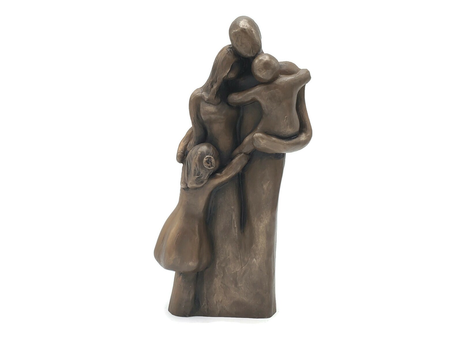 8th Anniversary Family of Four Portrait Sculpture With a | Etsy