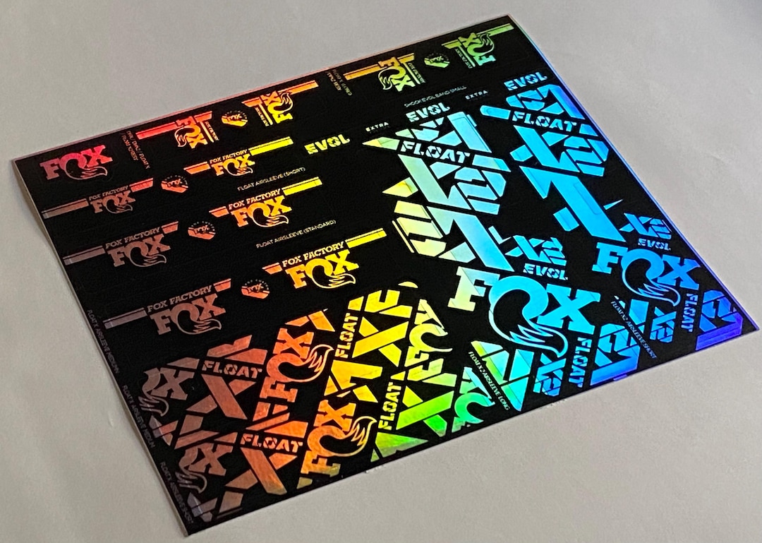 Fox Damper Decal Kit • Rear Shock Sticker • Float X2 • DHX • DHX2 ...