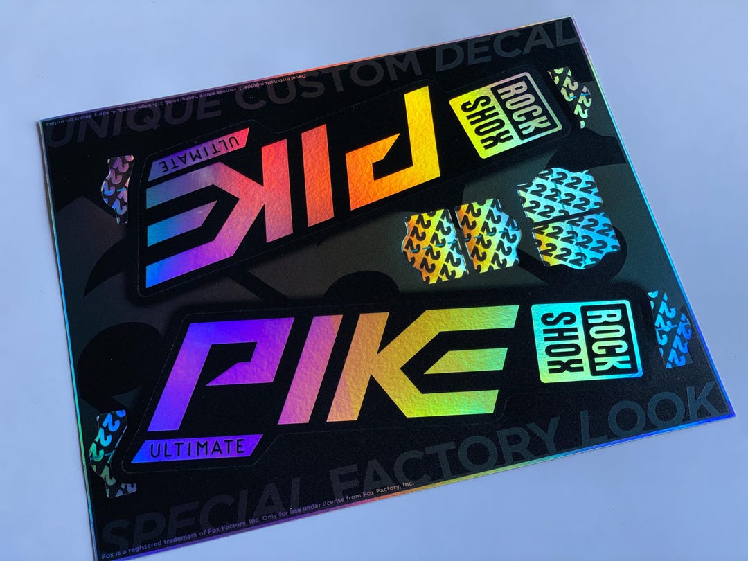 Rockshox PIKE Decal Sticker • Custom Color • Ultimate • Rock Shox Decal ...