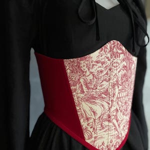 Сorsage, Corset, Corset Belt, Renaissance Bodice, Underbust Corset - Etsy
