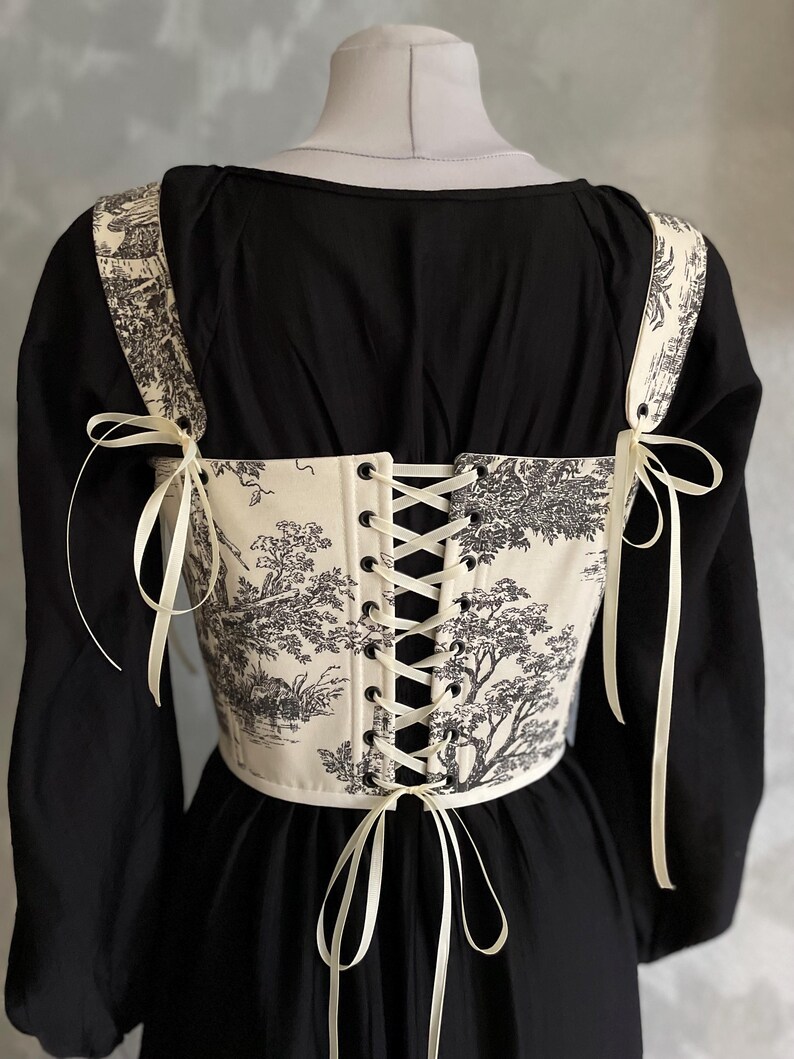 Cottagecore Princess Front Lacing Bustier Royal Vampire Queen ...