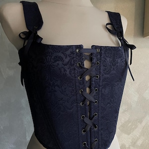 Renaissance Corset, Double Lace Corset, Corset Top, Handmade Corset ...