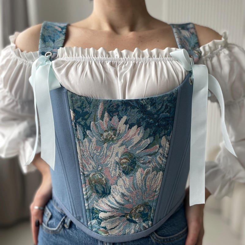 Corset Floral - Etsy