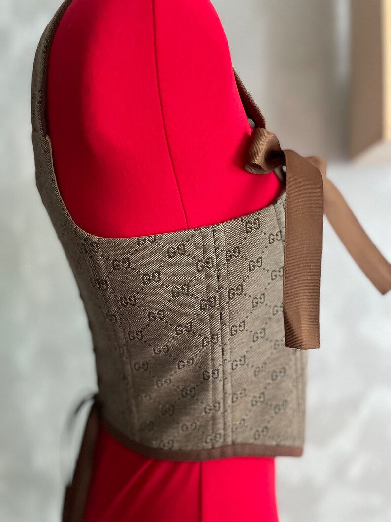 Upcycling Corset, Corset Top, Corset From Polo, Polo Corset, Upcycled ...