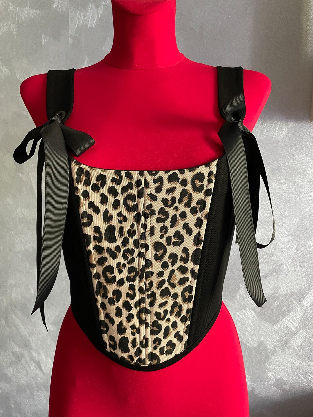 Corset Leopard, Leo Corset, Leopard Print Corset, Corset Top - Etsy