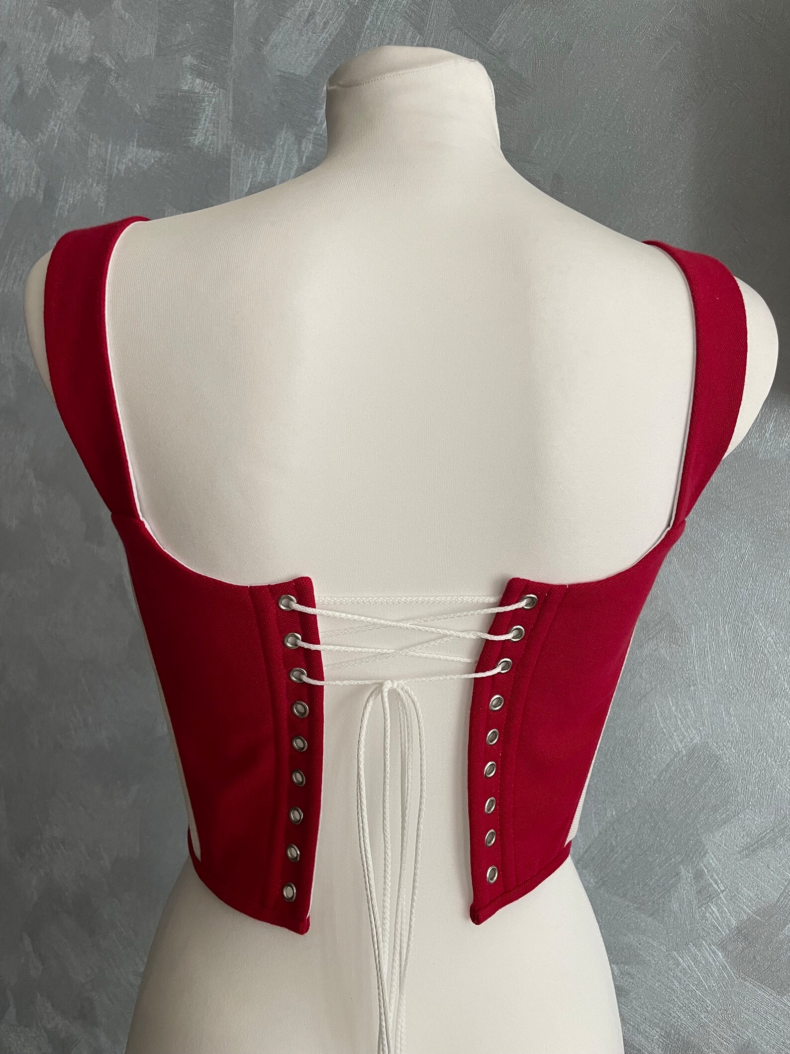 Upcycling Corset, Corset Top, Corset From Polo, Polo Corset, Upcycled ...