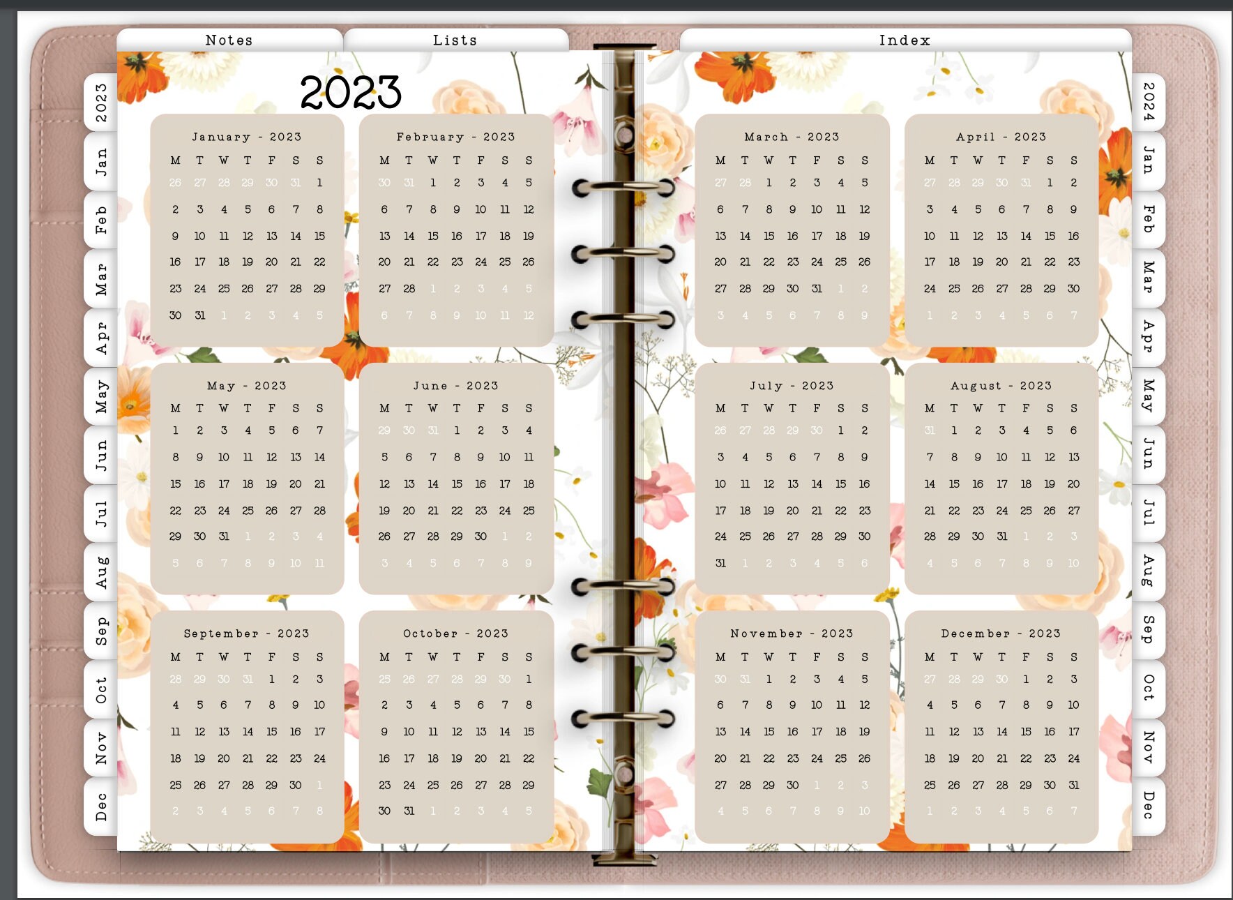 2023 2024 PLR Digital Planner, 2023 2024 Digital Planner, iPad Planner ...