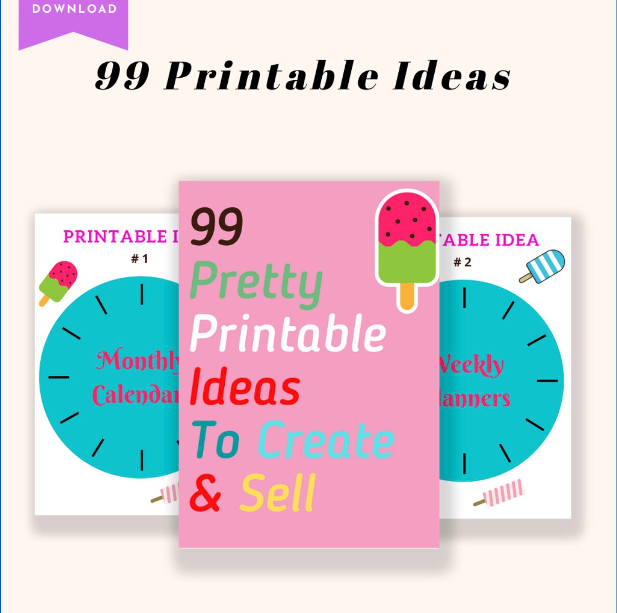 99 Printable Ideas Printable Ideas to Sell on Etsy 99 Printable Ideas ...
