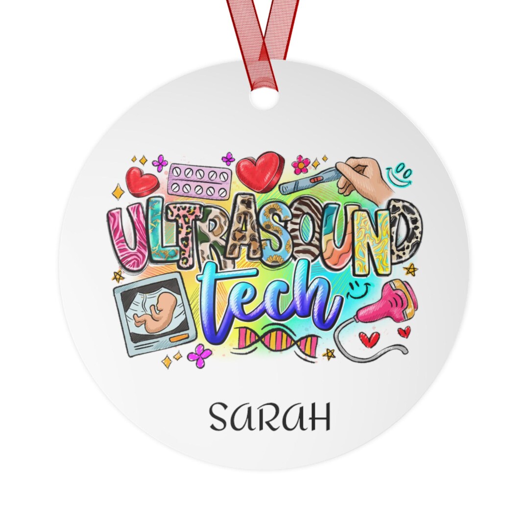 Ultrasound Tech Ornament, Custom Ultrasound Christmas,new Sonographer ...