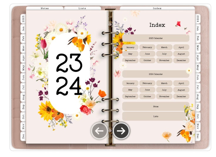 2023 2024 PLR Digital Planner, 2023 2024 Digital Planner, iPad Planner ...