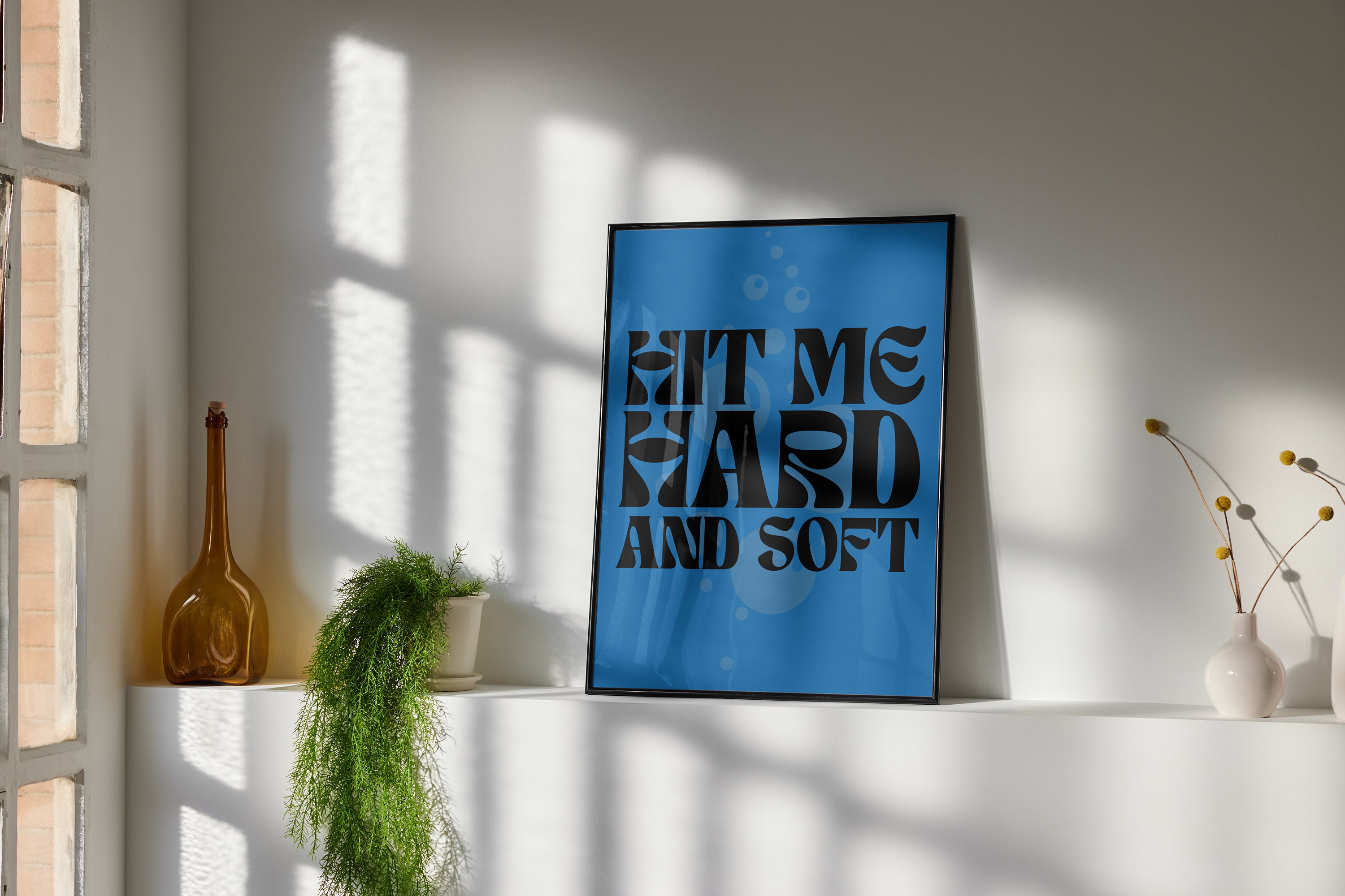 Billie Eilish Print Hit Me Hard and Soft Music Print Wall Art ...