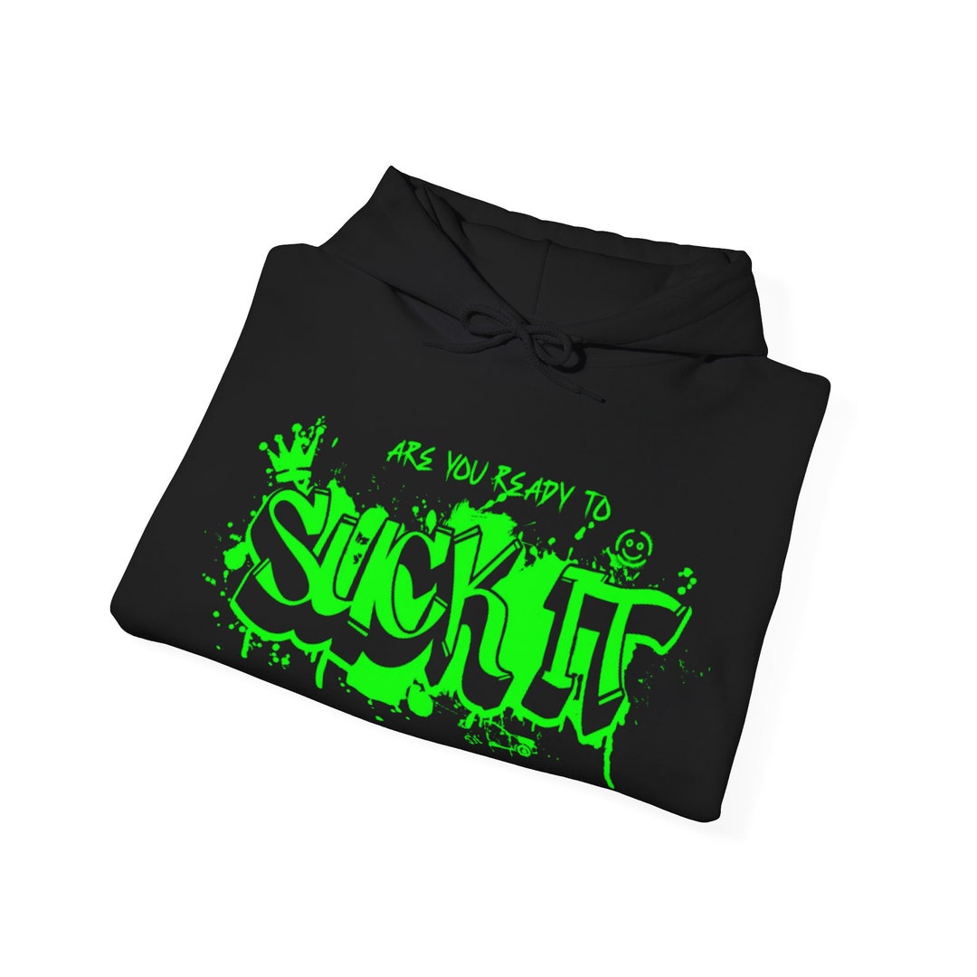DX Inspired Wrestling Hoodie - Are You Ready to Suck It, Funny ...