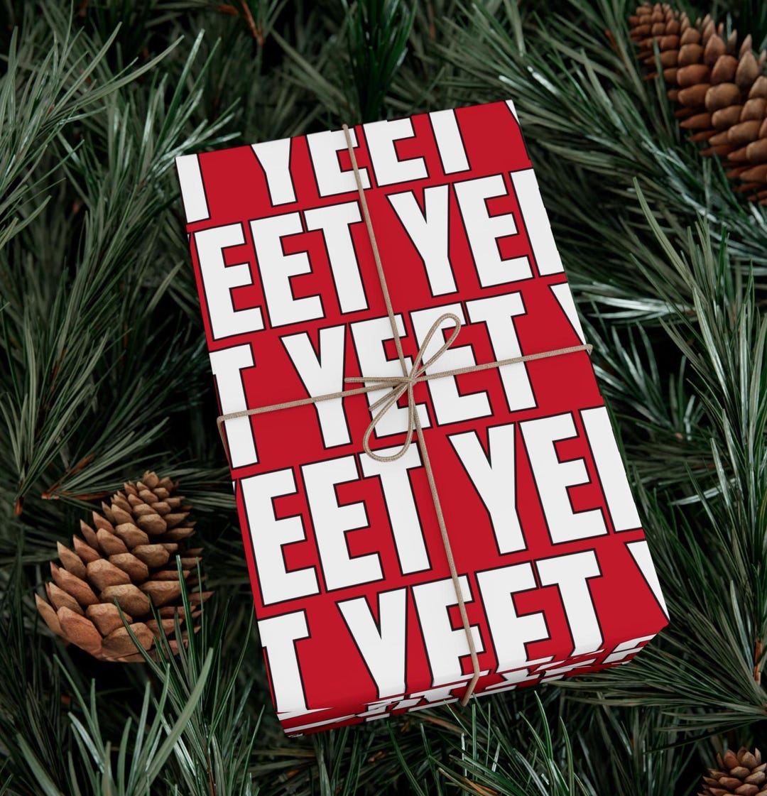 Jey Uso YEET Christmas Wrapping Paper Wrestling Fan Wrapping Paper ...