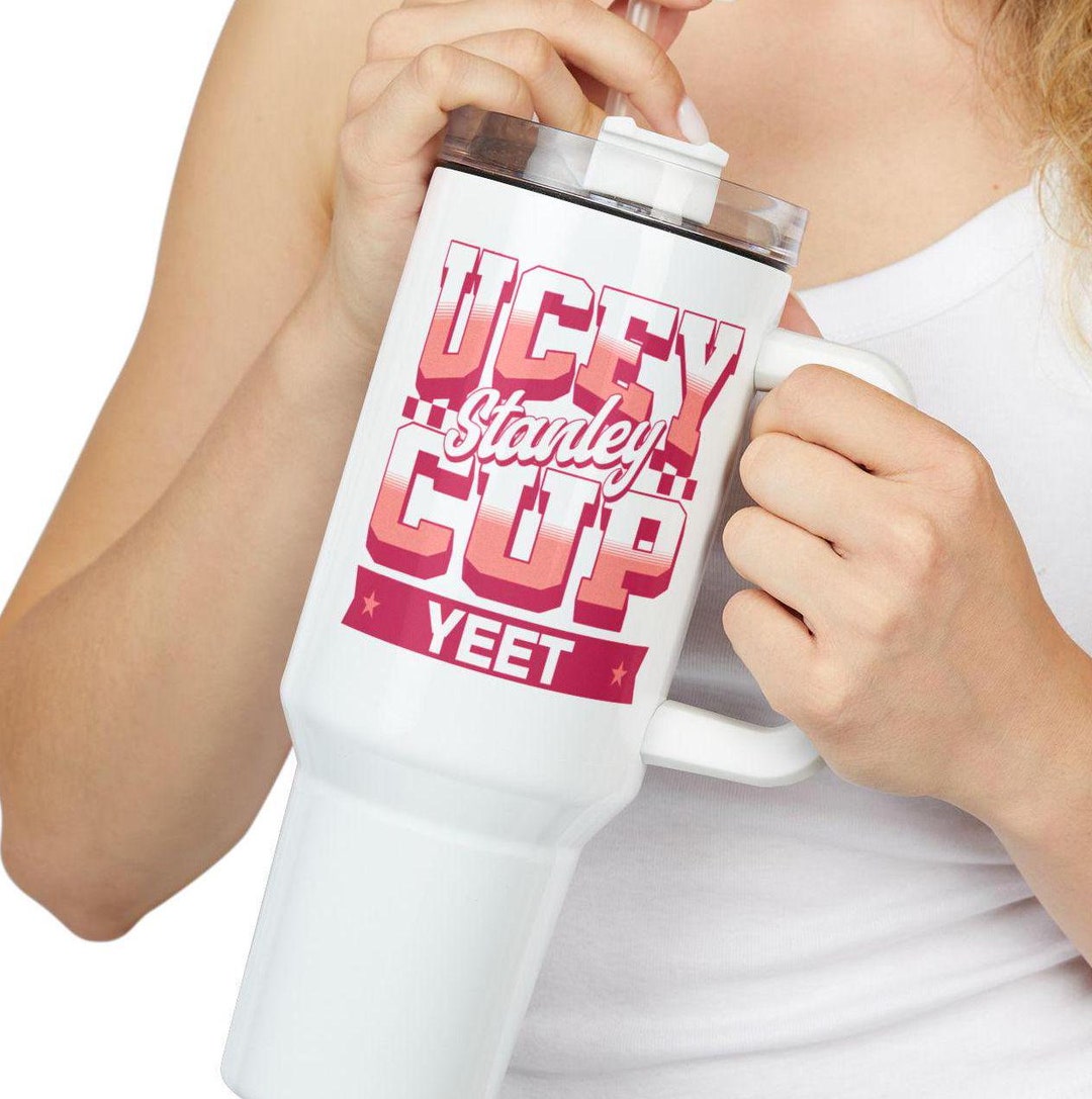 Wrestling Ucey Pink Stanley Cup Jey YEET Wrestling Bottle Gift for ...