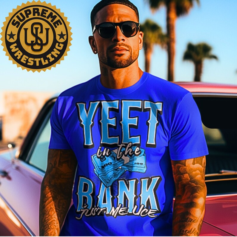 Ucey Yeet in the Bank Just Me Uce Wrestling Inspired T-shirt - Etsy
