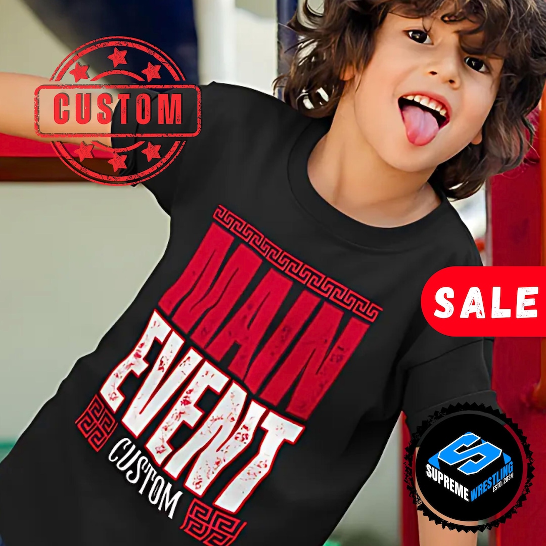 Jey Uso Custom Kids Shirt Personalized Wrestling Kids Gifts Main Event ...