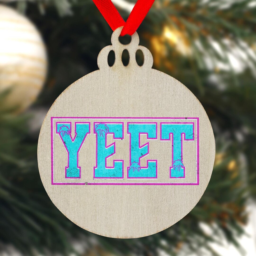 Jey Uso YEET Christmas Tree Ornament | Wrestling Fan Decor ...