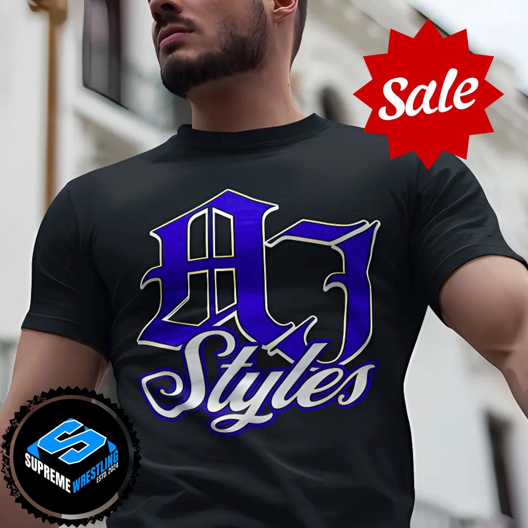 The Phenomenal AJ Styles Wrestling Tshirt Unisex Graphic Tee WWE Fan ...