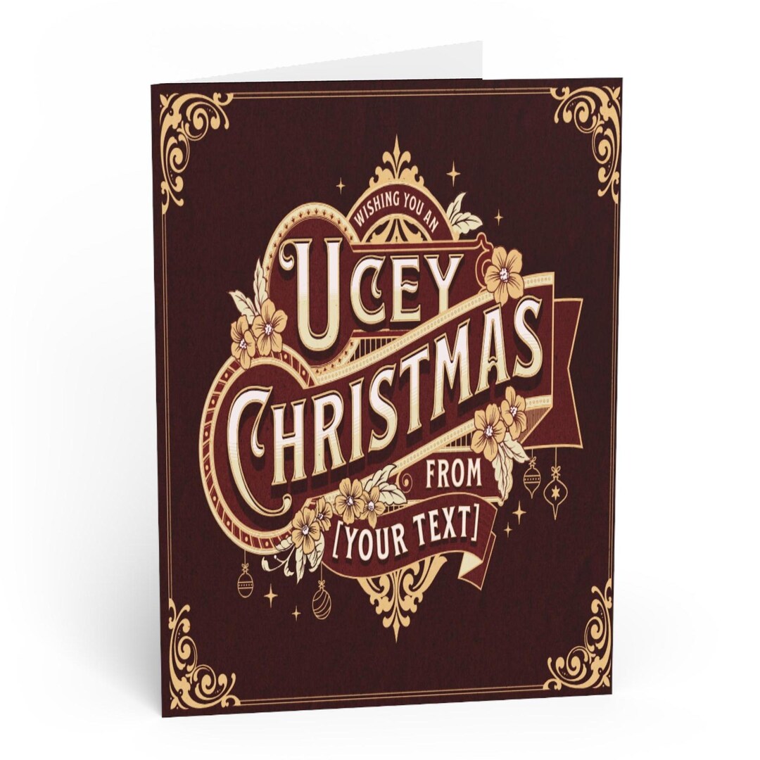 Wrestling Sami Uso Personalized Christmas Greeting Card Wrestling ...