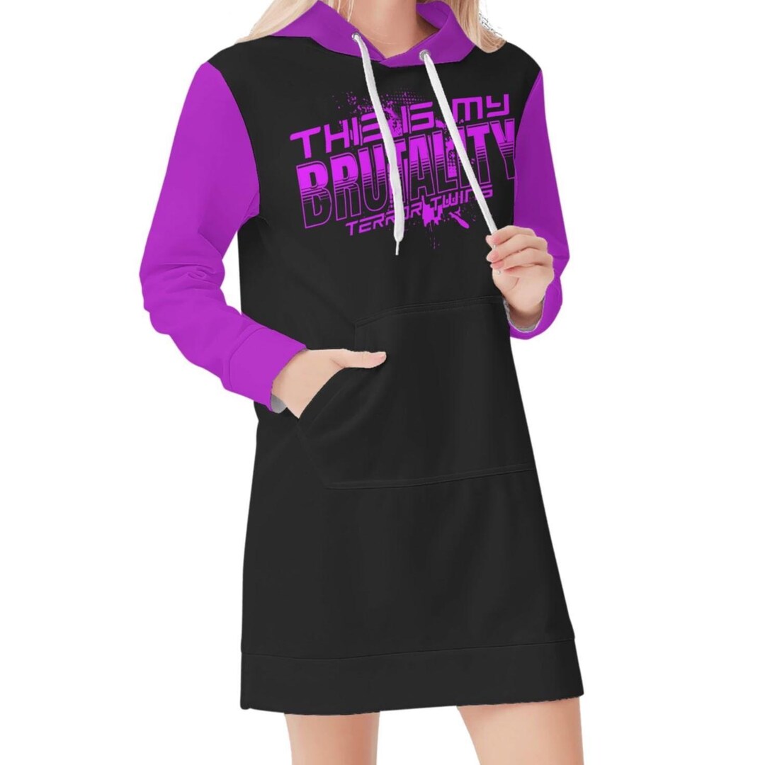 Rhea Ripley Inspired Hoodie Dress This is My Brutality Rhea Ripley ...