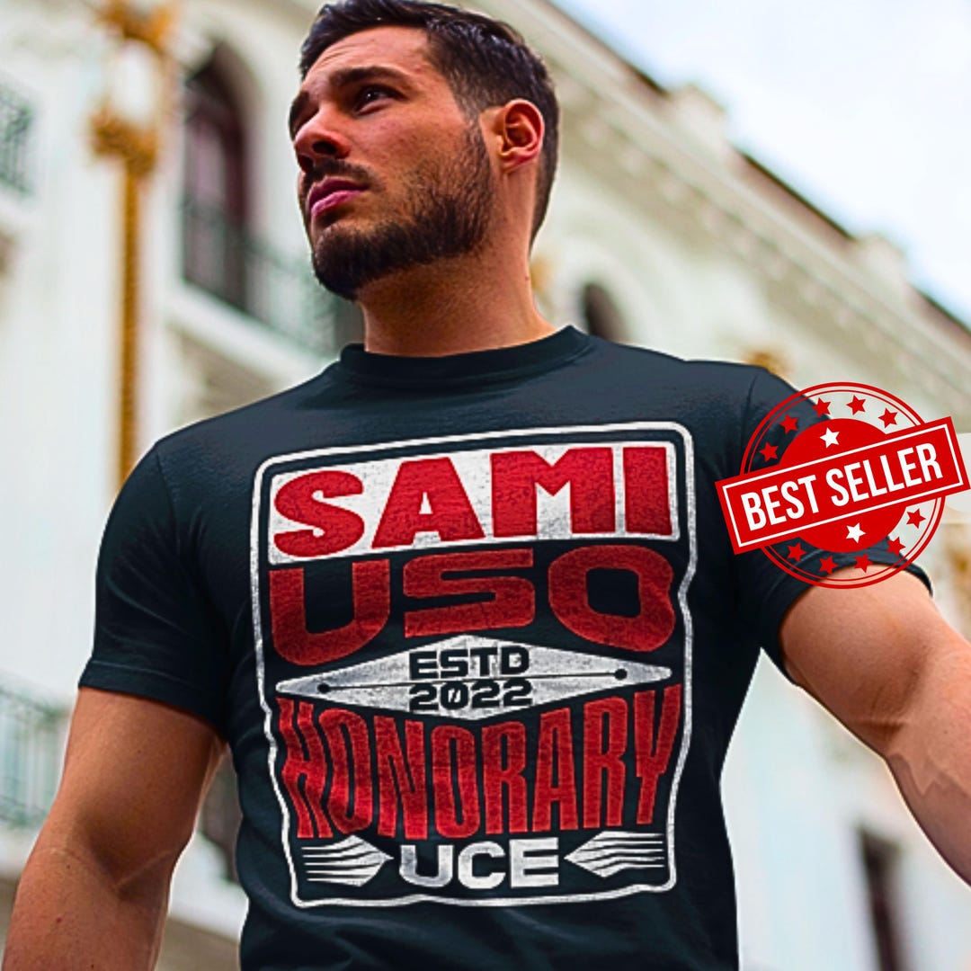 Sami Uso Wrestling T-shirt, Wrestling Sami Uso YEET Main Event Jey ...