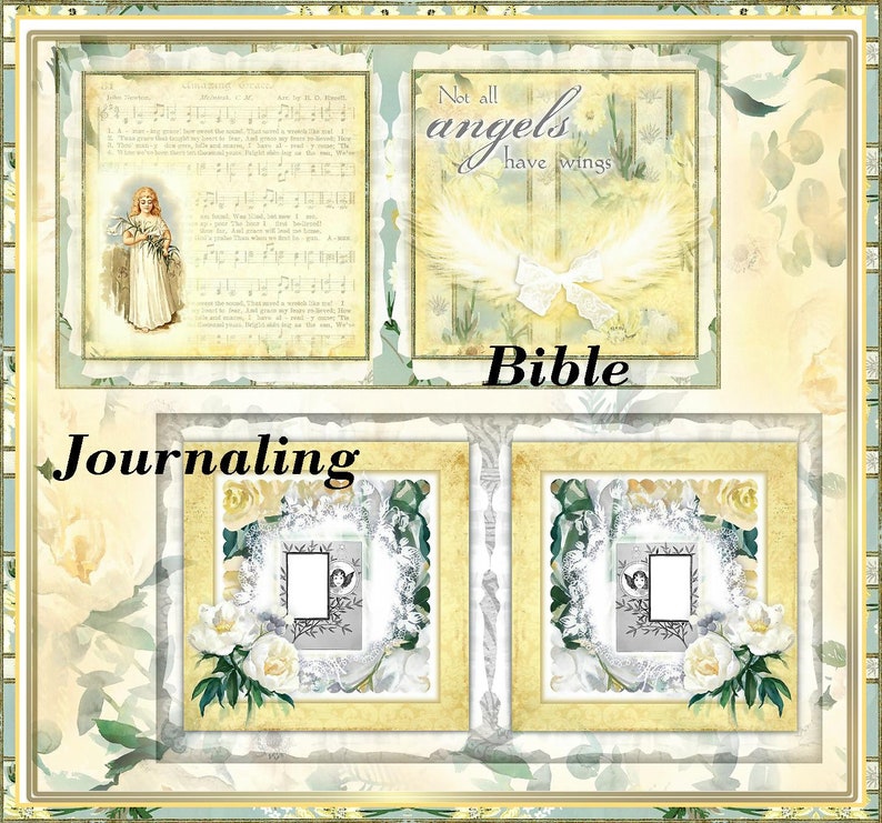 AMAZING GRACE Bible/ Prayer Journal Mini Book Kit Digital Printable ...