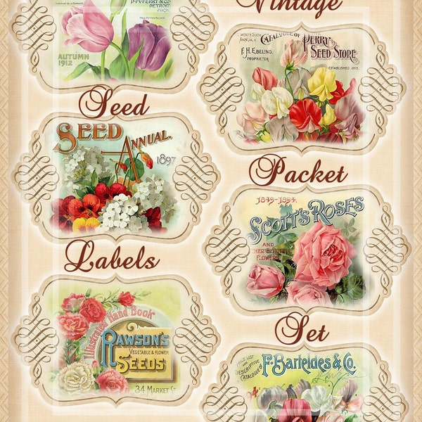 Seed Labels - Etsy